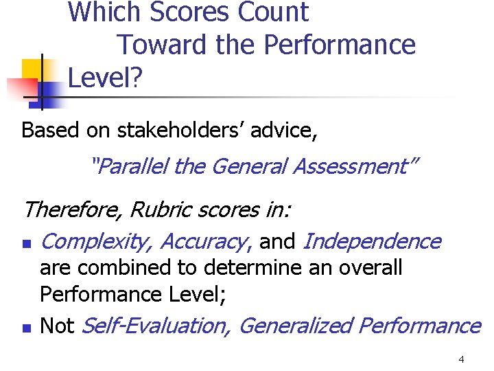 What the Heck Does Proficient Mean Standard Setting
