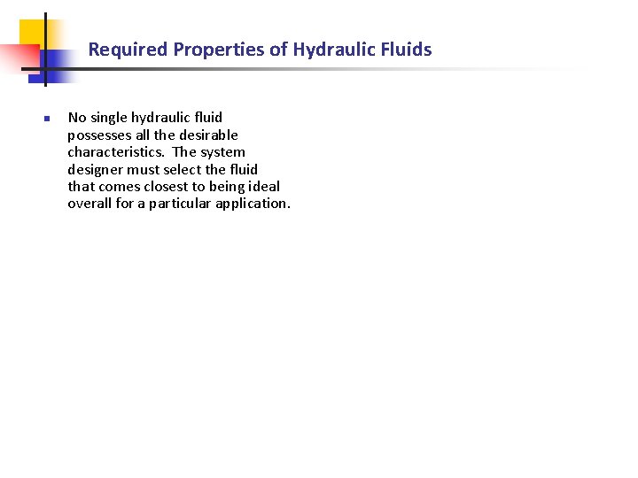 Physical Properties of Hydraulic and Pneumatic Fluids Mohammad