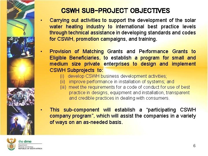 RENEWABLE ENERGY MARKET TRANSFORMATION PROJECT 1 WHAT IS