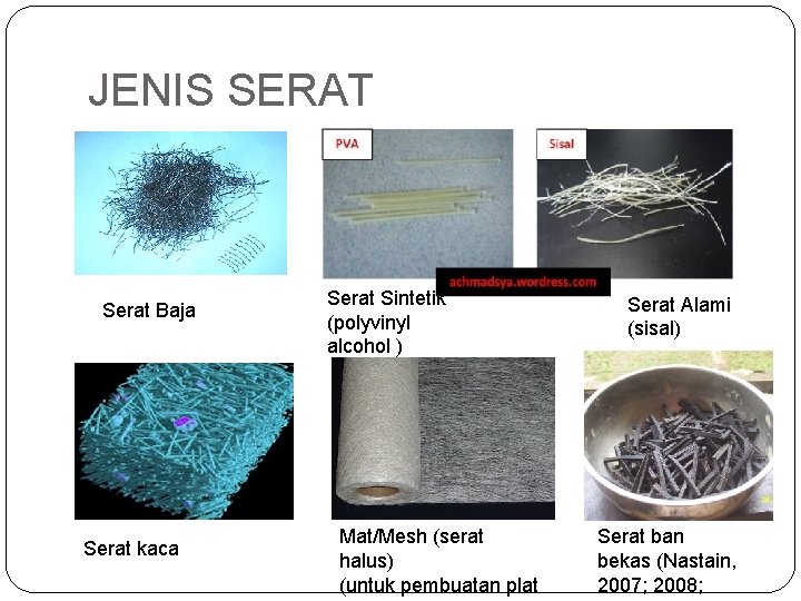 TEKNOLOGI BAHAN BANGUNAN TEKNOLOGI BETON KHUSUS Nastin 1
