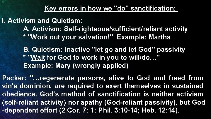 Sanctification Pt 2 How to Become Who You