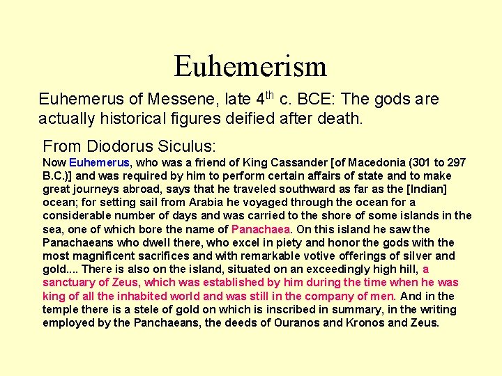 Ways of Interpreting Myth Modified by RL Elias