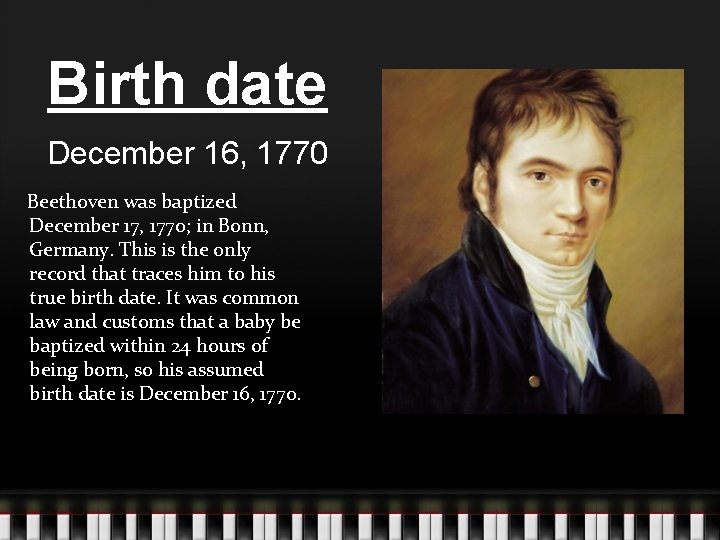 Amanda Meyers Presentation on Ludwig van Beethoven Biography