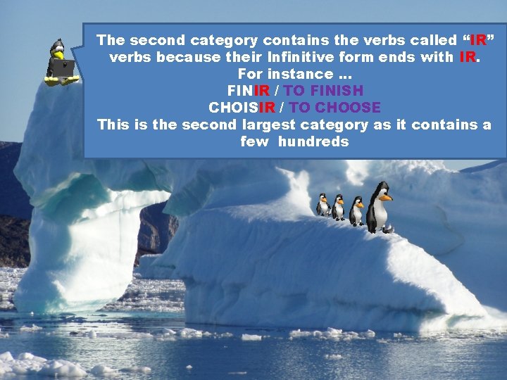 The 3 families of REGULAR VERBS in French