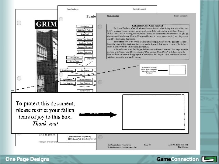 OnePage Designs Stone Librande Creative Director EAMaxis Overview