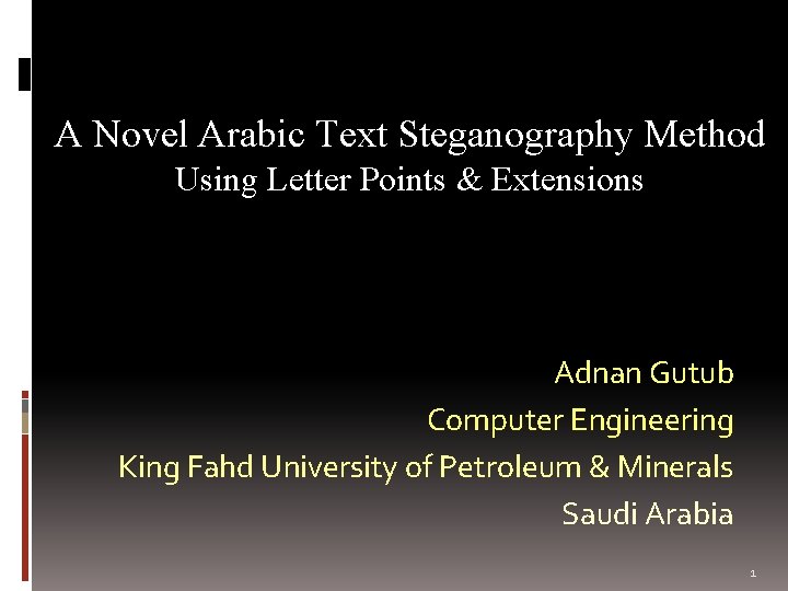A Novel Arabic Text Steganography Method Using Letter