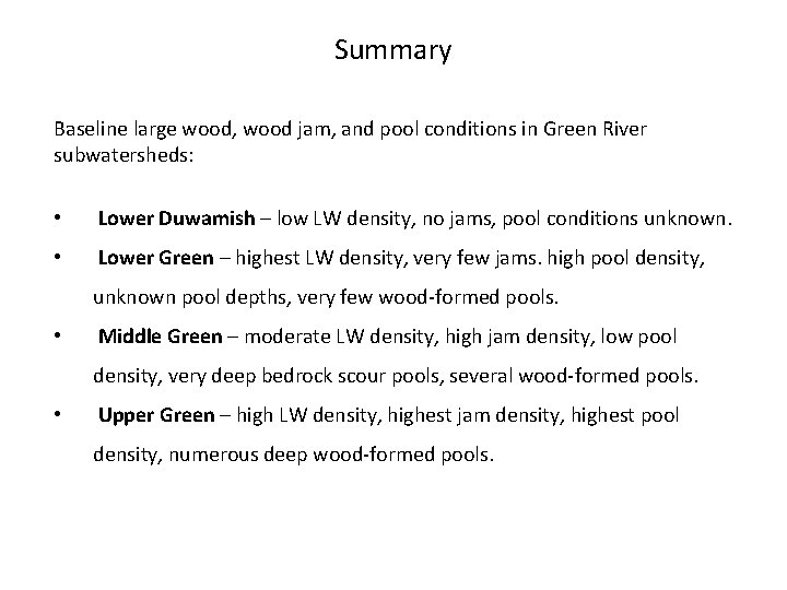 WRIA 9 Watershed Ecosystem Forum Adaptive Management Plan