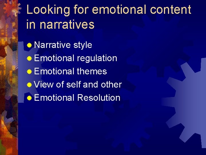 Narrative Therapy Social Emotional Development of Young Children