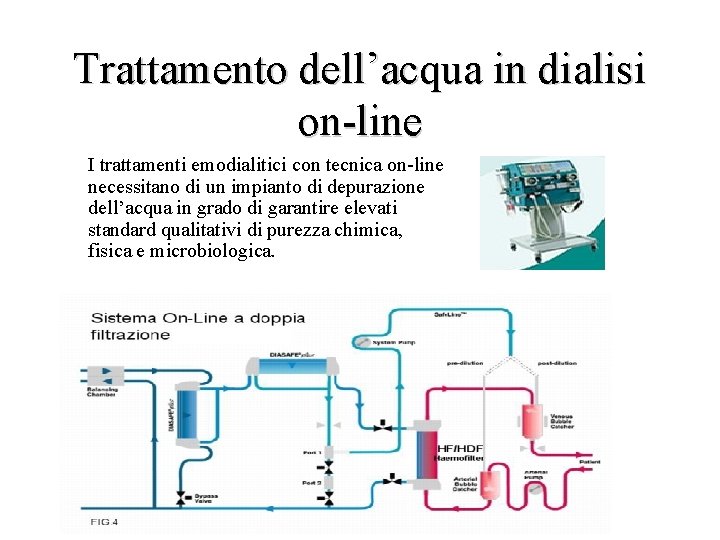 Trattamento dellacqua in dialisi online I trattamenti emodialitici