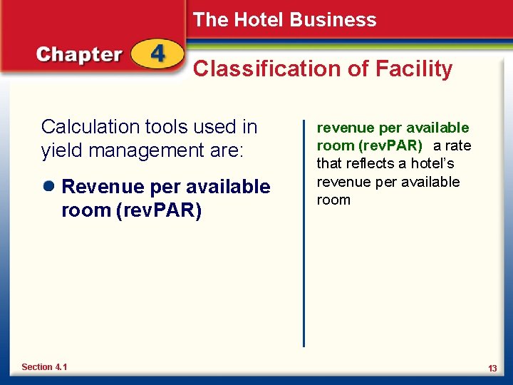 The Hotel Business Back to Table of Contents