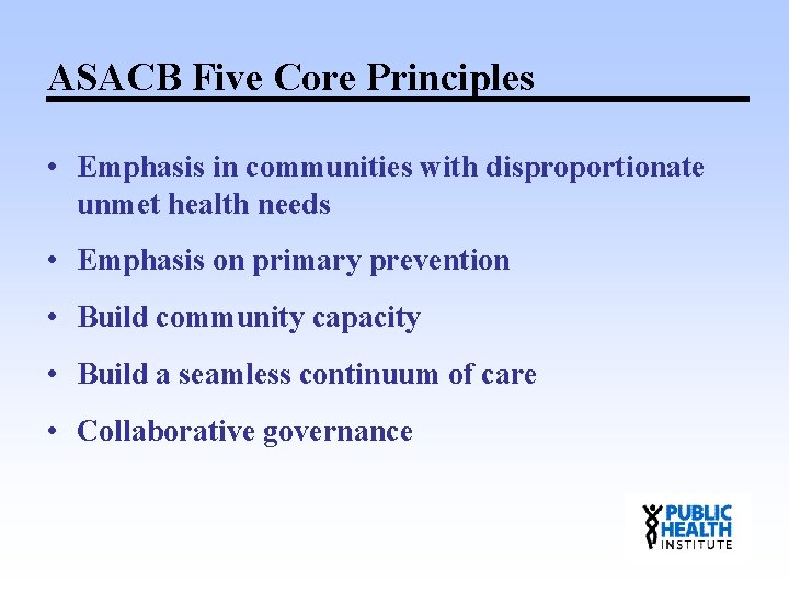 Institutional Alignment for Excellence in Community Benefit Uniform