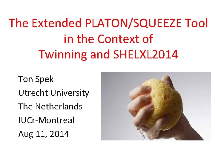 The Extended PLATONSQUEEZE Tool in the Context of