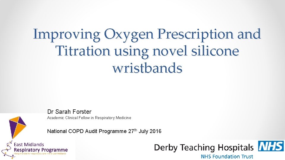 Improving Oxygen Prescription and Titration using novel silicone