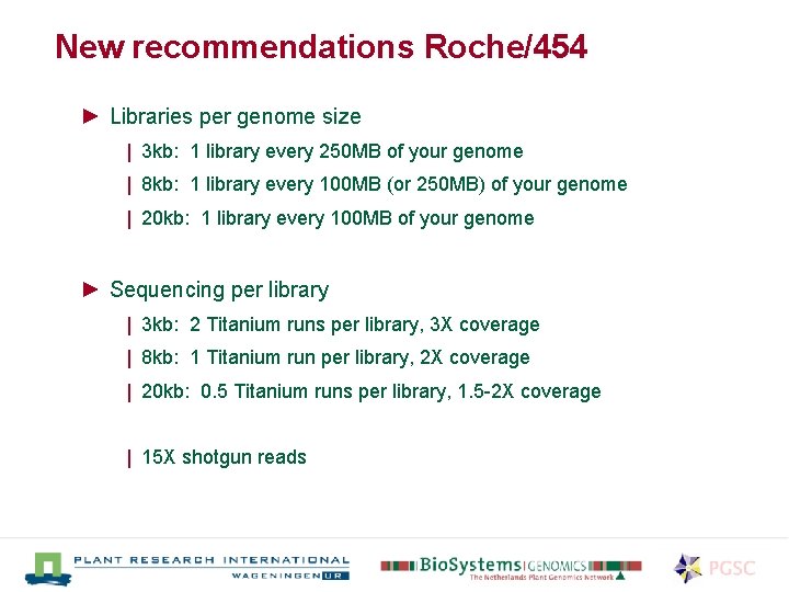 1 Data production 2 General outline of assembly