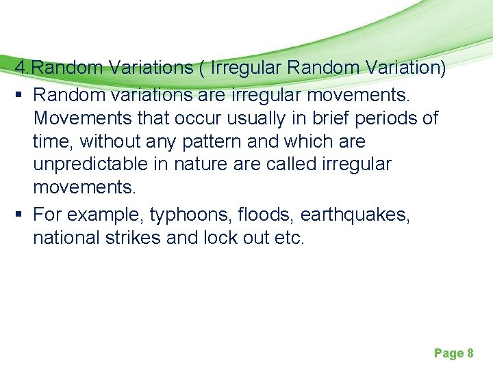 Time Series Analysis Demand Forecasting Page 1 A