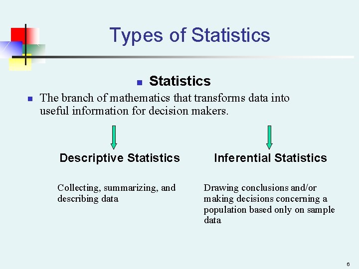 Quantitative Methods for Business Studies Basic Statistics 1