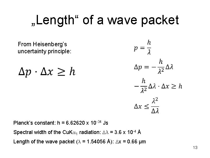 Structure and Microstructure Analysis Prof Dr D Rafaja