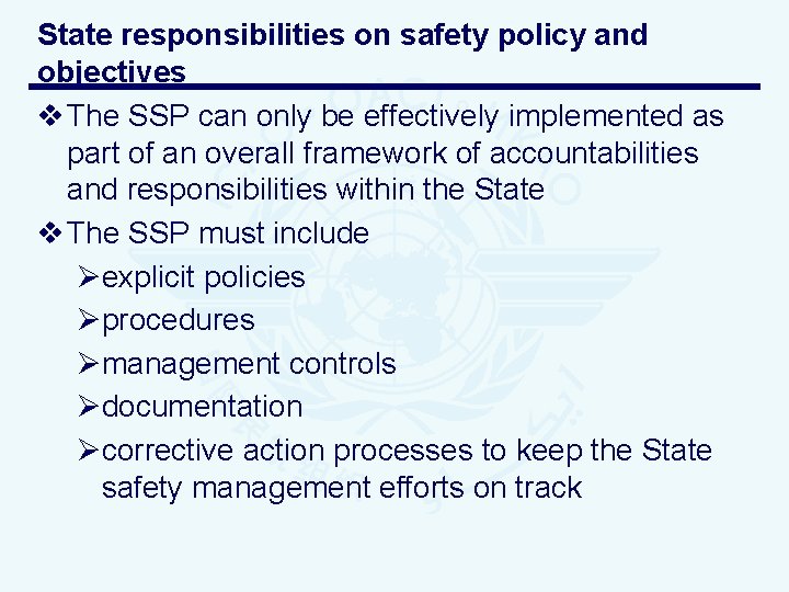 Module N 4 ICAO SSP framework Revision N