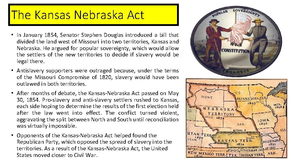 Causes of the Civil War Taken from https