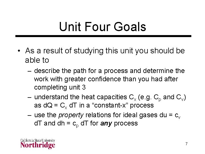 Unit Three Quiz Solutions and Unit Four Goals