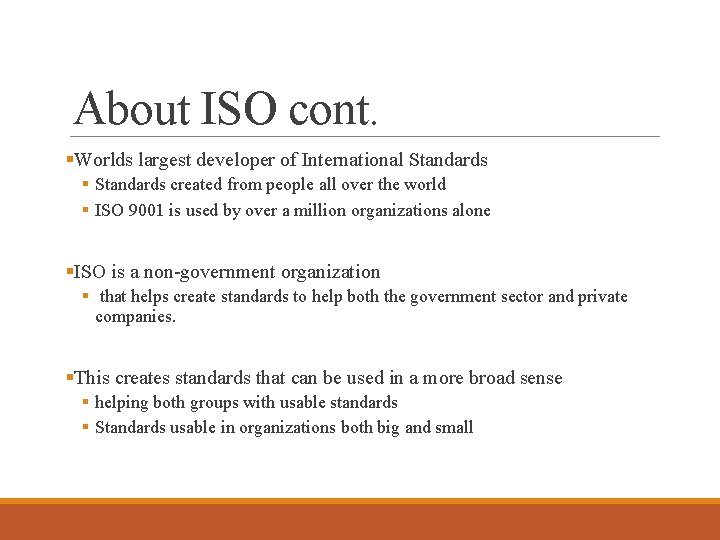 Quality Management Systems ISO 9001 BY MATTHEW FELTEN