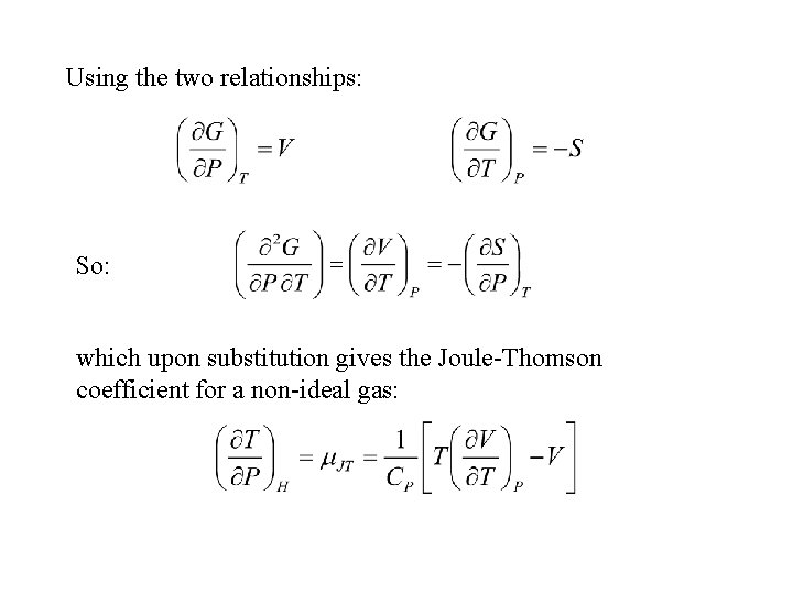 JouleThomson Coefficient The Measurement of Nonideal Behavior of
