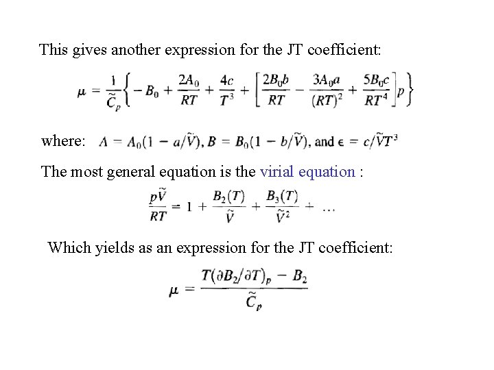 JouleThomson Coefficient The Measurement of Nonideal Behavior of