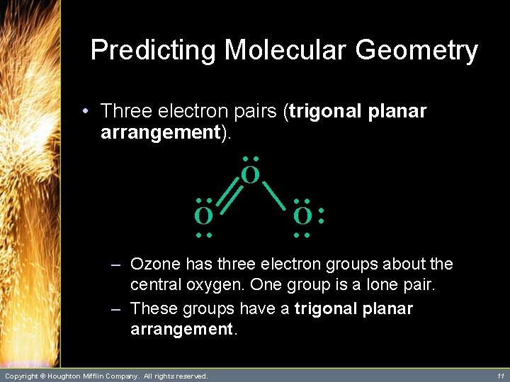 Chapter Ten Molecular Geometry and Chemical Bonding Theory