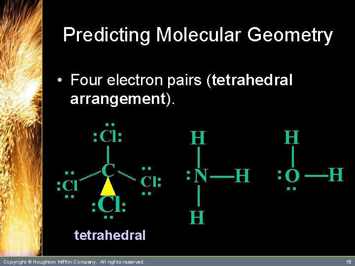 Chapter Ten Molecular Geometry and Chemical Bonding Theory