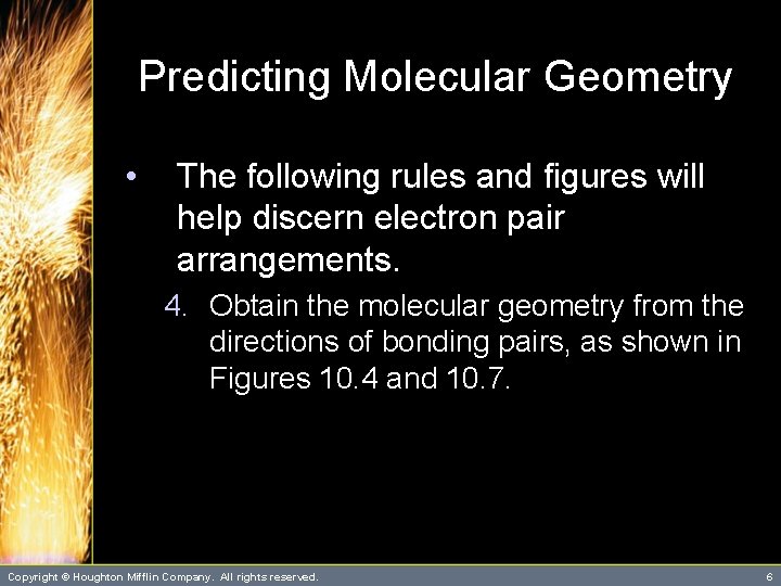 Chapter Ten Molecular Geometry and Chemical Bonding Theory