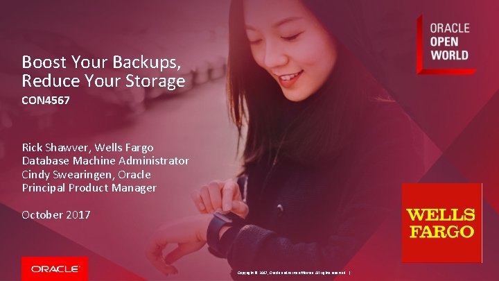 Boost Your Backups Reduce Your Storage CON 4567