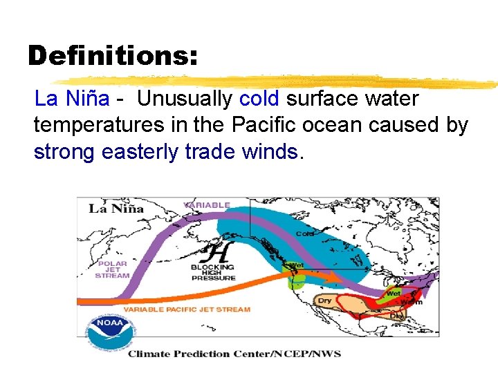 El Nino and La Nina What weather phenomena