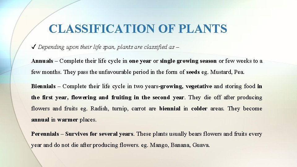 BIO 206 PLANT MORPHOLOGY LECTURE NOTES 1 ST