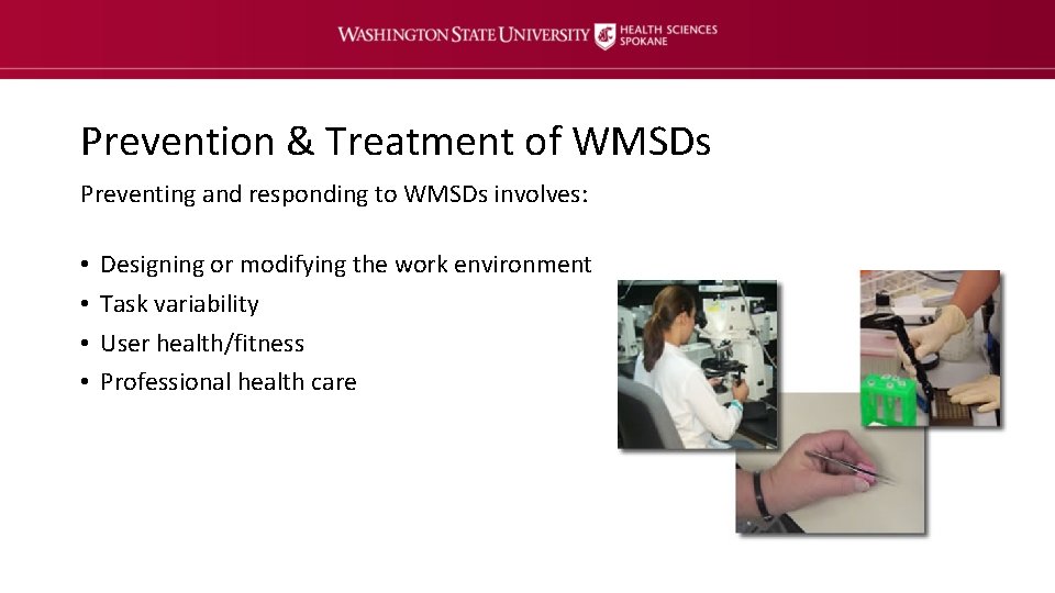 Laboratory Ergonomics Department of Environmental Health Safety Ergonomics