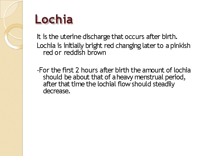 UnitVII PHYSIOLOGY OF NORMAL PUERPERIUM Presented by Bhagawati
