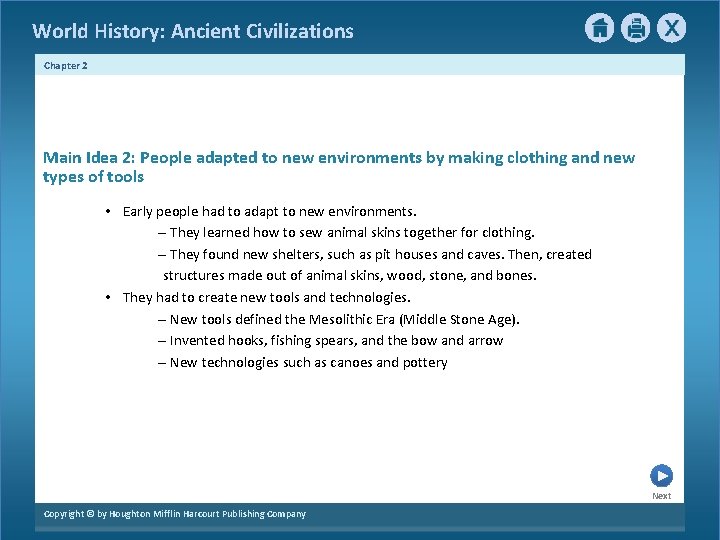 World History Ancient Civilizations Chapter 2 The First