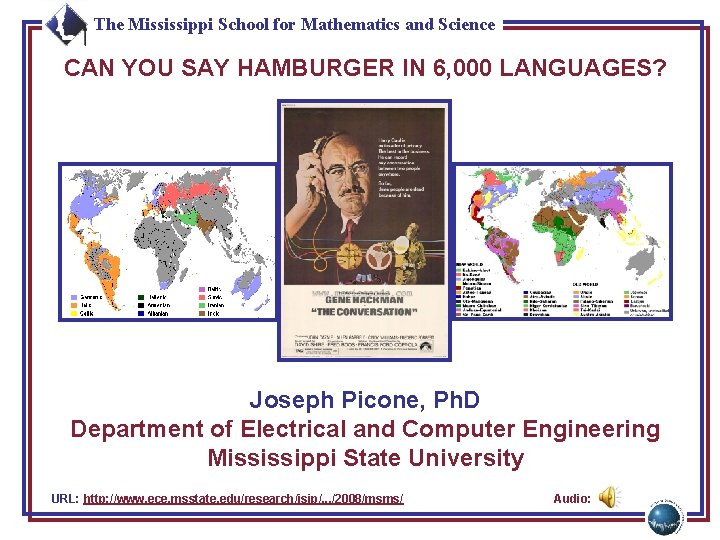 The Mississippi School for Mathematics and Science CAN