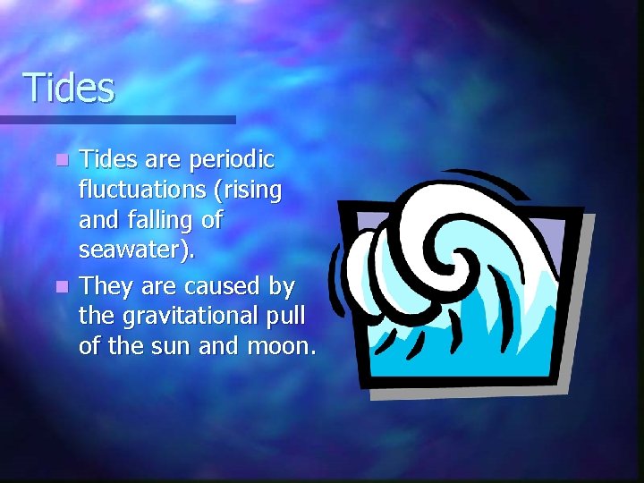 Oceans Lets look at a map and identify