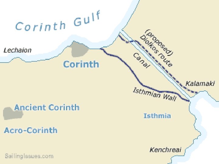 Study of the City of Corinth Geography History