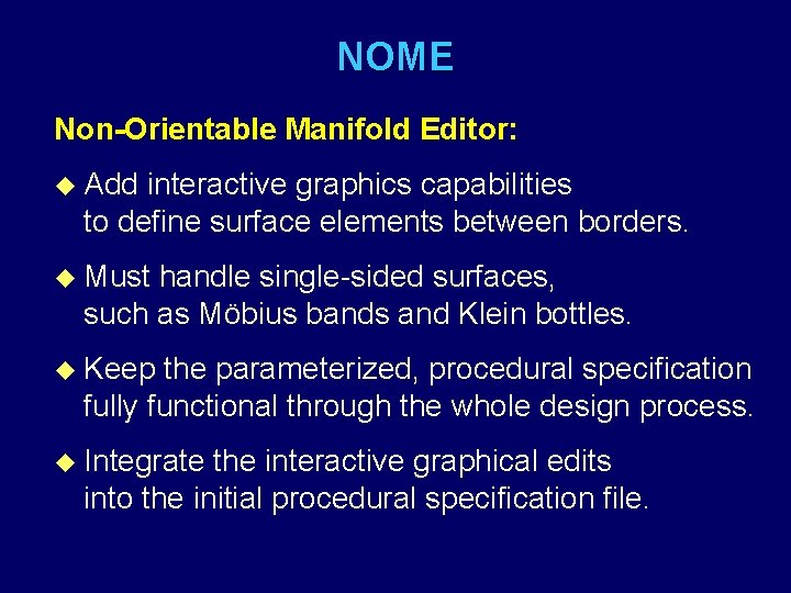 SMIFASE 2019 Vancouver Procedural Modeling Interactive Graphical Editing