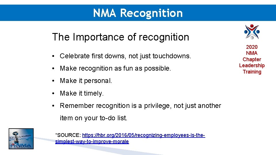 2020 NMA Chapter Leadership Training Saturday April 25