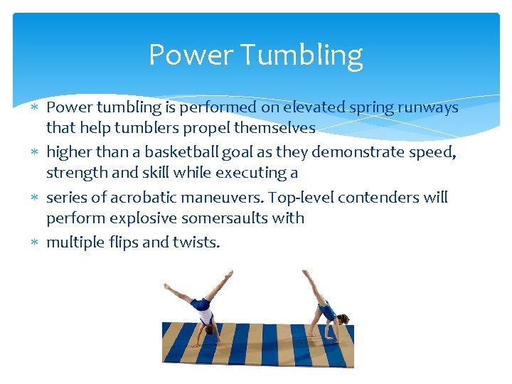 TRAMPOLINE TUMBLING WHAT IS TT HOW DO I