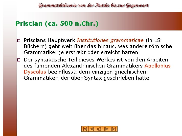 Antike Grammatik Rmer Varro 216 27 v Chr