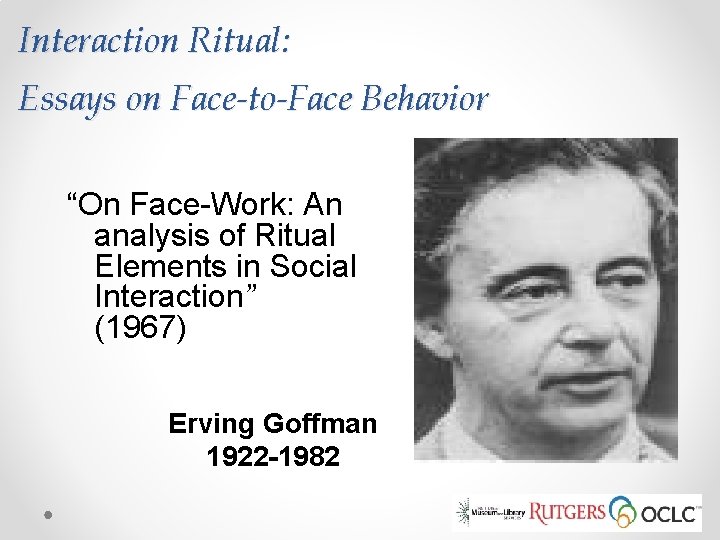 About Face Threat An Analysis of Negative Behaviors