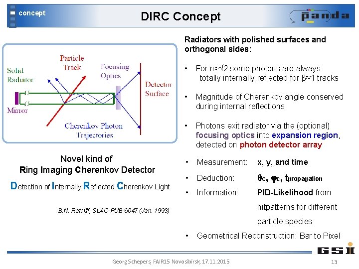 The Barrel DIRC of the Experiment at FAIR
