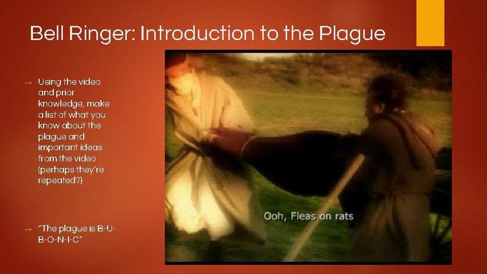 The Black Death Bell Ringer Introduction to the