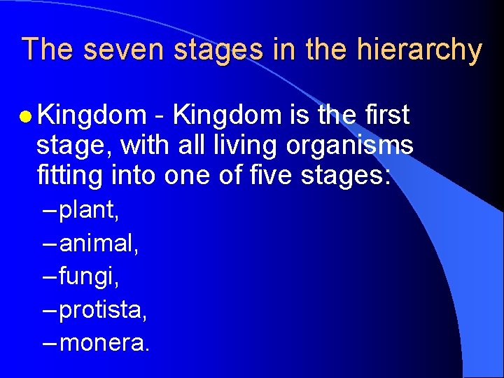 Classifying and Naming Plants Reminder student learning activities