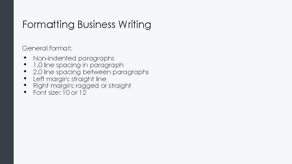 Business Communication Skills for Managers Module 2 Writing