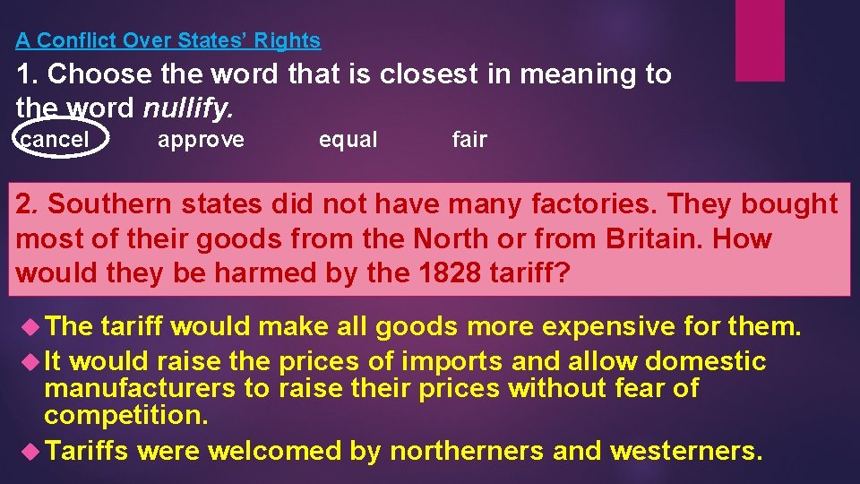 Topic 6 The Age of Jackson and Westward