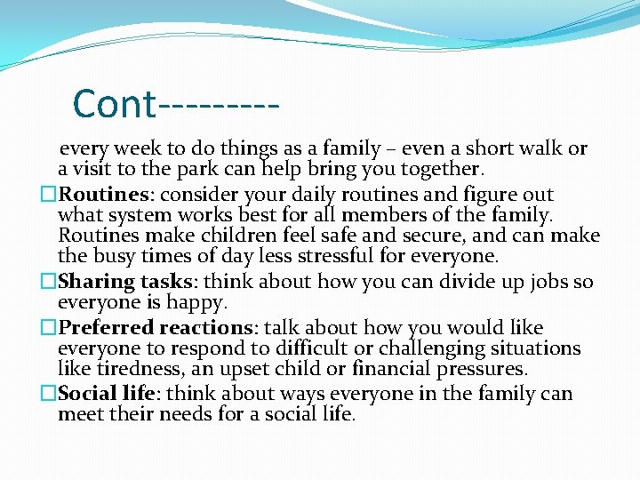 Family Management and parenting Introduction to family management